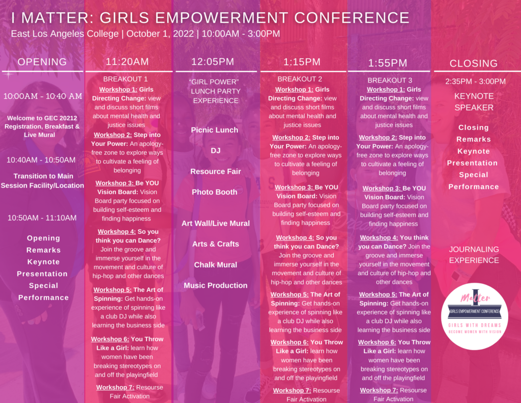 2023 Girls Empowerment Conference – Parks & Recreation