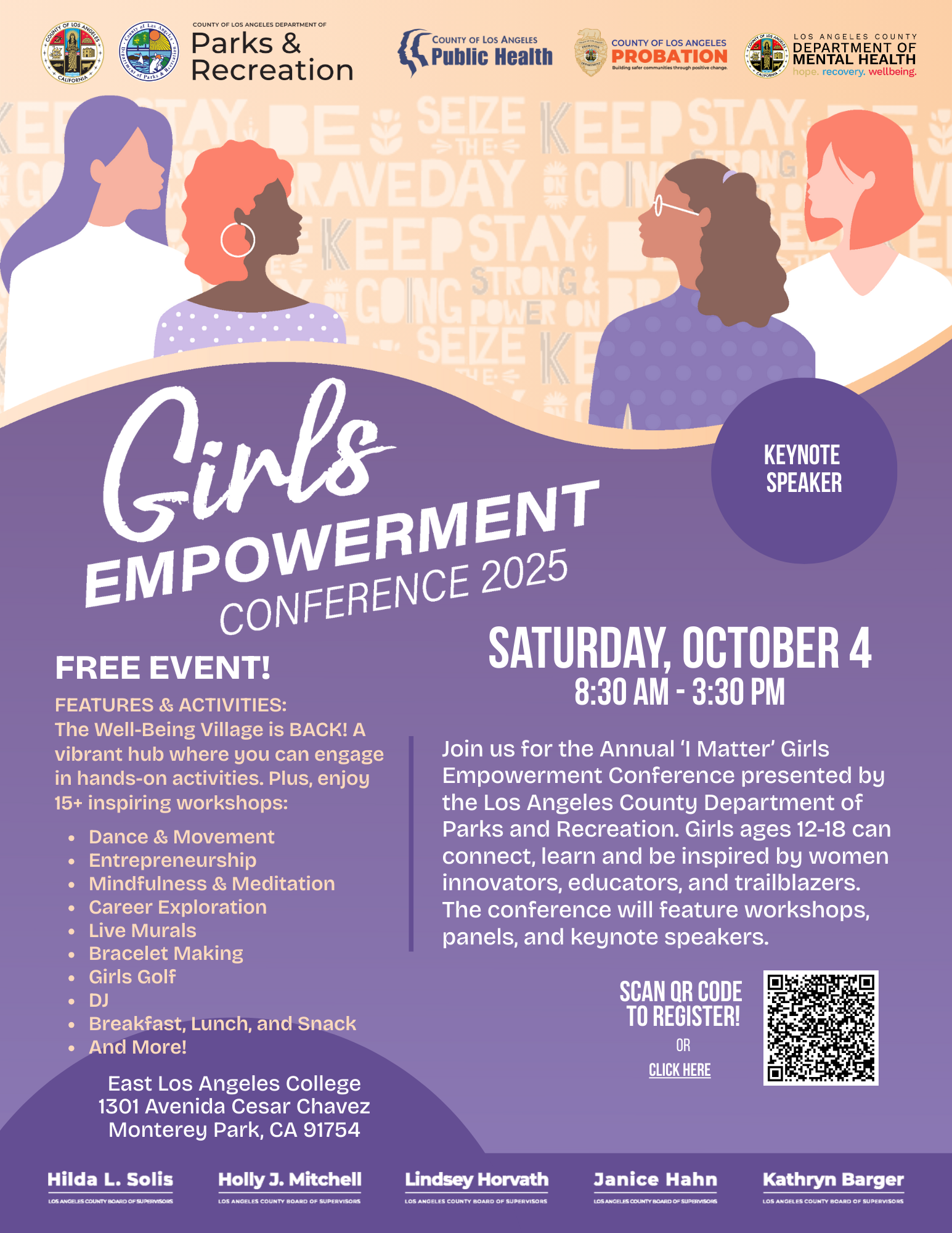 2025 Girls Empowerment Conference – Parks & Recreation