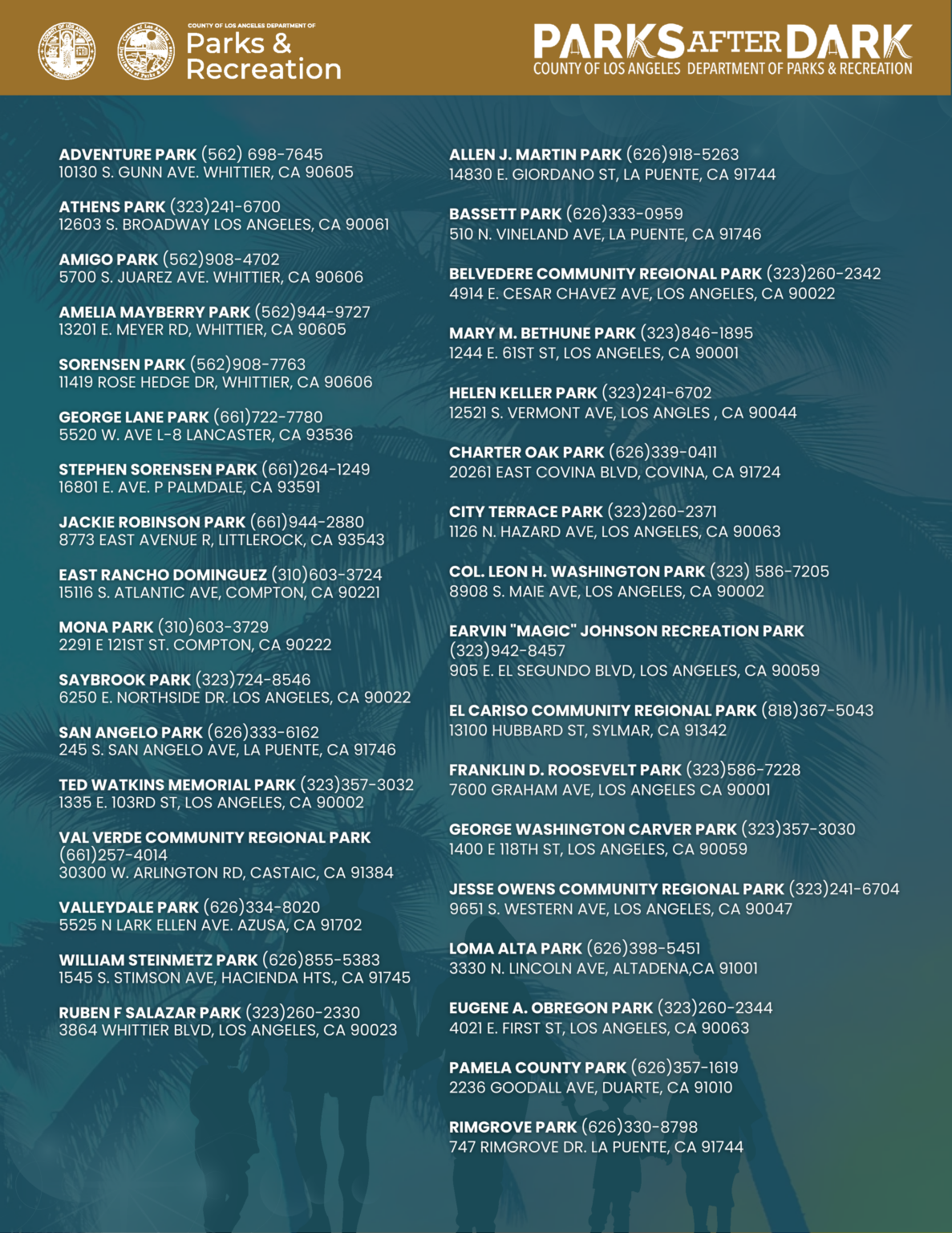 Parks After Dark – Parks & Recreation